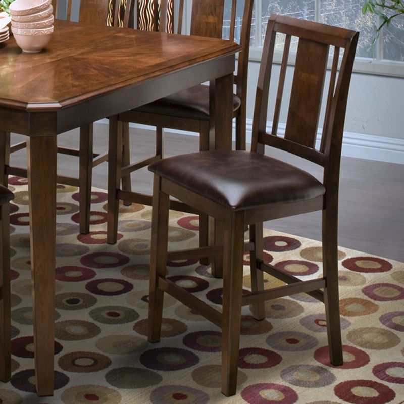 New Classic Latitudes 45-150-21C Chestnut Counter Height Chair