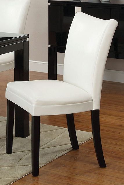 Lamia I by Furniture of America CM3176WH-SC Dining Chair
