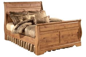 Bittersweet Sleigh Collection B219 Ashley Queen Bed Frame